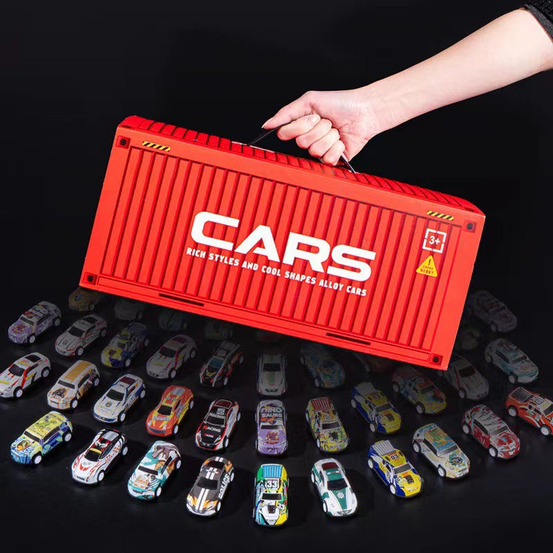 🎅Christmas promotion 50% OFF🎁48 Mini Pull-Back Cars with Built-In Gara ...